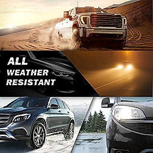 SOCKIR Headlight Assembly Compatible with 2008-2012 Ford Escape Passenger & Driver Side (Black Housing with Amber Reflector)