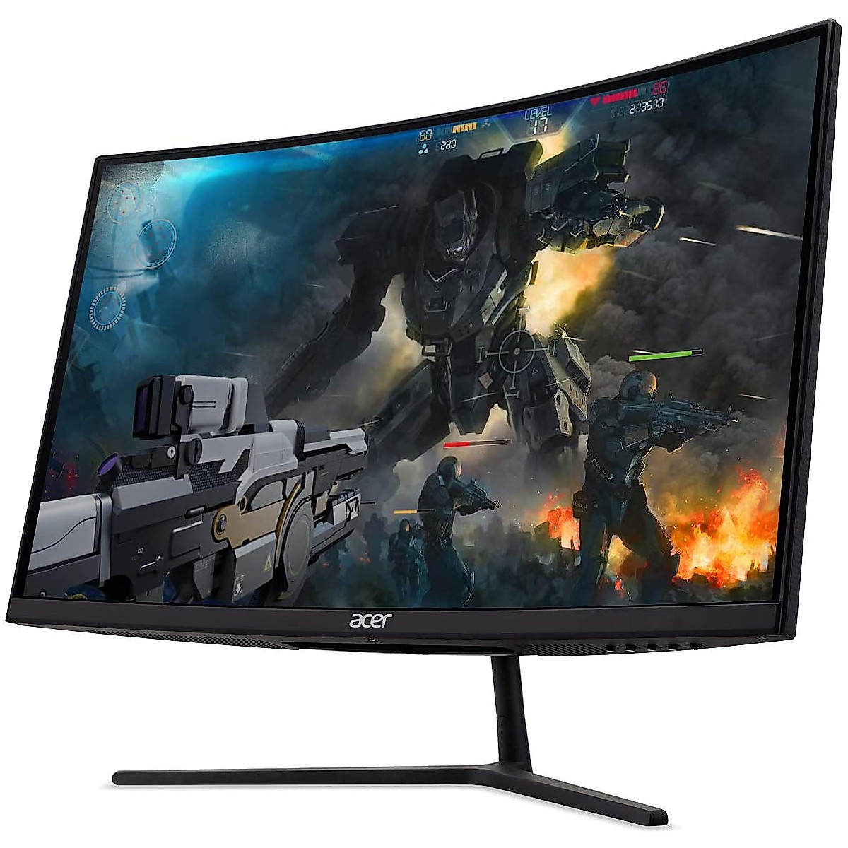 Acer Pbmiiipx 27" 1500R Curved WQHD (2560 x 1440) VA Gaming Monitor | AMD Radeon FreeSync2 HDR Technology | DCI-P3 | VESA Certified DisplayHDR400 | 4ms Response Time | Black | with Mouse Pad Bundle