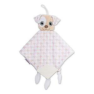 BooginHead Pacifier Holder Stuffed Animal Pacifier Lovey with Baby Teether, Puppy