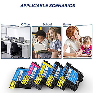 ALLWORK Remanufactured Ink Cartridge Replacement for Epson 220 220XL T220XL Use with Workforce WF-2760 WF-2750 WF-2630 WF-2650 WF-2660 XP-320 XP-424 XP-420 5 Packs (2KCMY)