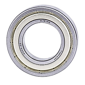 TIMKEN 6005-ZZ 4PACK Double Metal Seal Bearings 25x47x12mm, Pre-Lubricated and Stable Performance and Cost Effective, Deep Groove Ball Bearings
