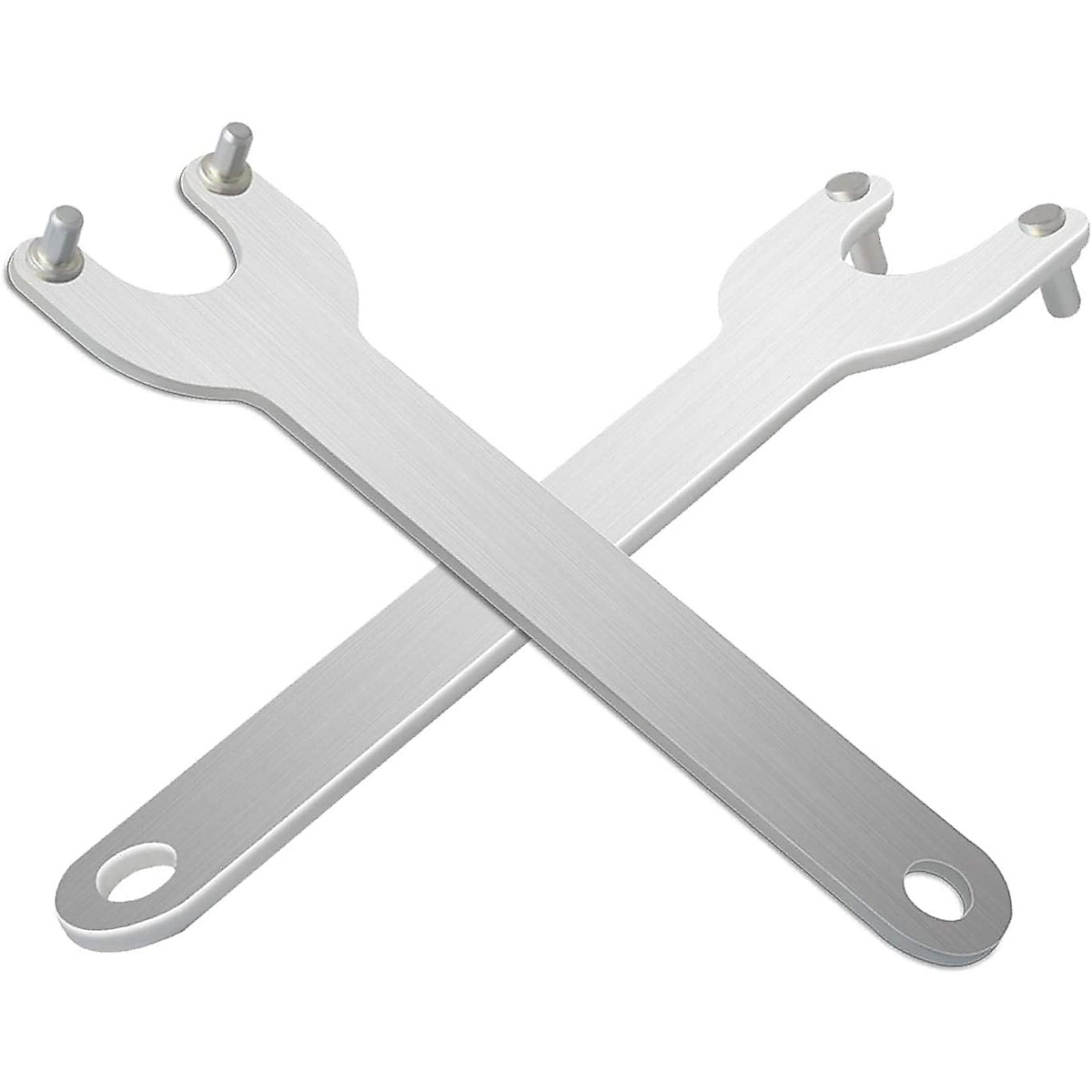 Tuckaner AG452K Wrench fits Ryobi Angle Grinder Replacement Tool Part 039028001052 039028007053 (2pcs), Silver