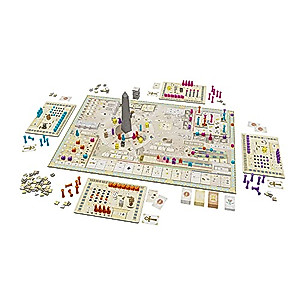 Board and Dice Tekhenu: Obelisk of The Sun - Strategy Ancient Board Game, Ages 14+, 1-4 Players, 60-120 Mins, Multicoloured