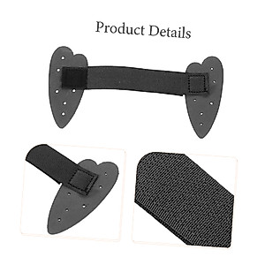 CIYODO 1 Set Ear Erector Pets Puppy Puppies Dog Ear Tape Dog Ear Correct Pet Ear Tape Dog Ear Standing Tape Dog Accessory Ear Stand up Tape Dog Ear Support Tape Dog Supply Black Polyester