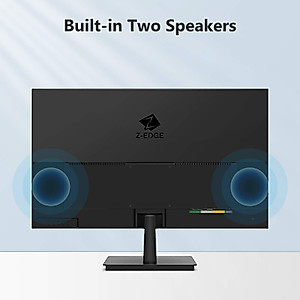 Z-Edge U27I4K 27-inch Gaming Monitor Ultra HD 4K 3840x2160 IPS LED Monitor, 250 cd/m², 4 ms Response Time, HDMIx2+DPx2, Built-in Speakers, FreeSync Technology