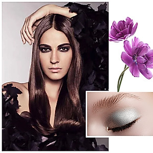 Black Smokey Eyeshadow Palette,9 Colors Glitter Black Silver Grey Brown Eyeshadow Palette,Long Lasting Waterproof Cool Toned Matte Eye Shadow Plattet with Eyeshadow Brush for Girls and Women （Set A）