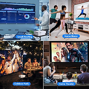 YOWHICK Projector Tripod Stand for 23" to 61", Foldable Laptop Tripod, Multifunctional DJ Racks/Projector Stand with Adjustable Height, Perfect for Office, Home, Stage or Studio