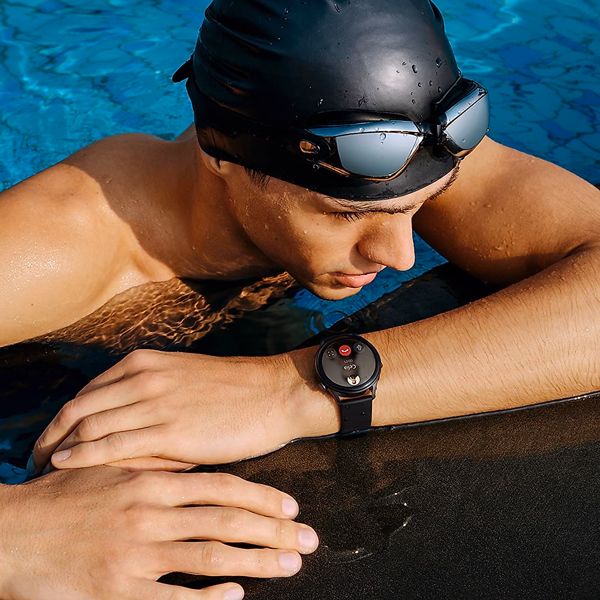 HUAWEI Watch 3 | Connected GPS Smartwatch with Sp02 and All-Day Health Monitoring | 14 Days Battery Life - Black Fluoroelastomer Strap