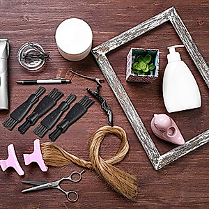 8 Pieces Shaver Brush Razor Cleaning Brush Electric Double Sided Trimmer Shaver Brush Cleaner Set Nylon Bristles PP Handle