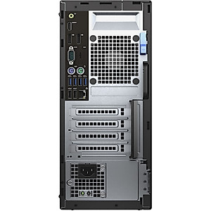 Fast Optiplex 7040 Mid Size Business Tower Computer PC (Intel Quad Core i7-6700, 16GB Ram, 256GB SSD, HDMI, DVD-RW) Win 10 Pro (Renewed)