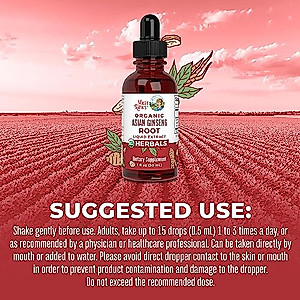 MaryRuth Organics Herbal Supplement Drop, Antioxidant, Boost Energy, Pack of 1, Ginseng Root for Vitality, Supports Focus and Endurance, Vegan, Non-GMO, Gluten Free, 1 Fluid Ounces