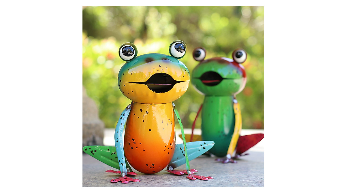 Brighten Your Garden with Cute Frog Yard Art