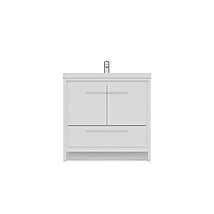 Alya Bath Sortino Bathroom Vanity, White
