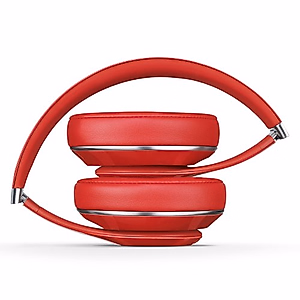 Beats Studio 2 Wireless Over-Ear Headphones (MH8K2AM/A) Red - (Renewed)