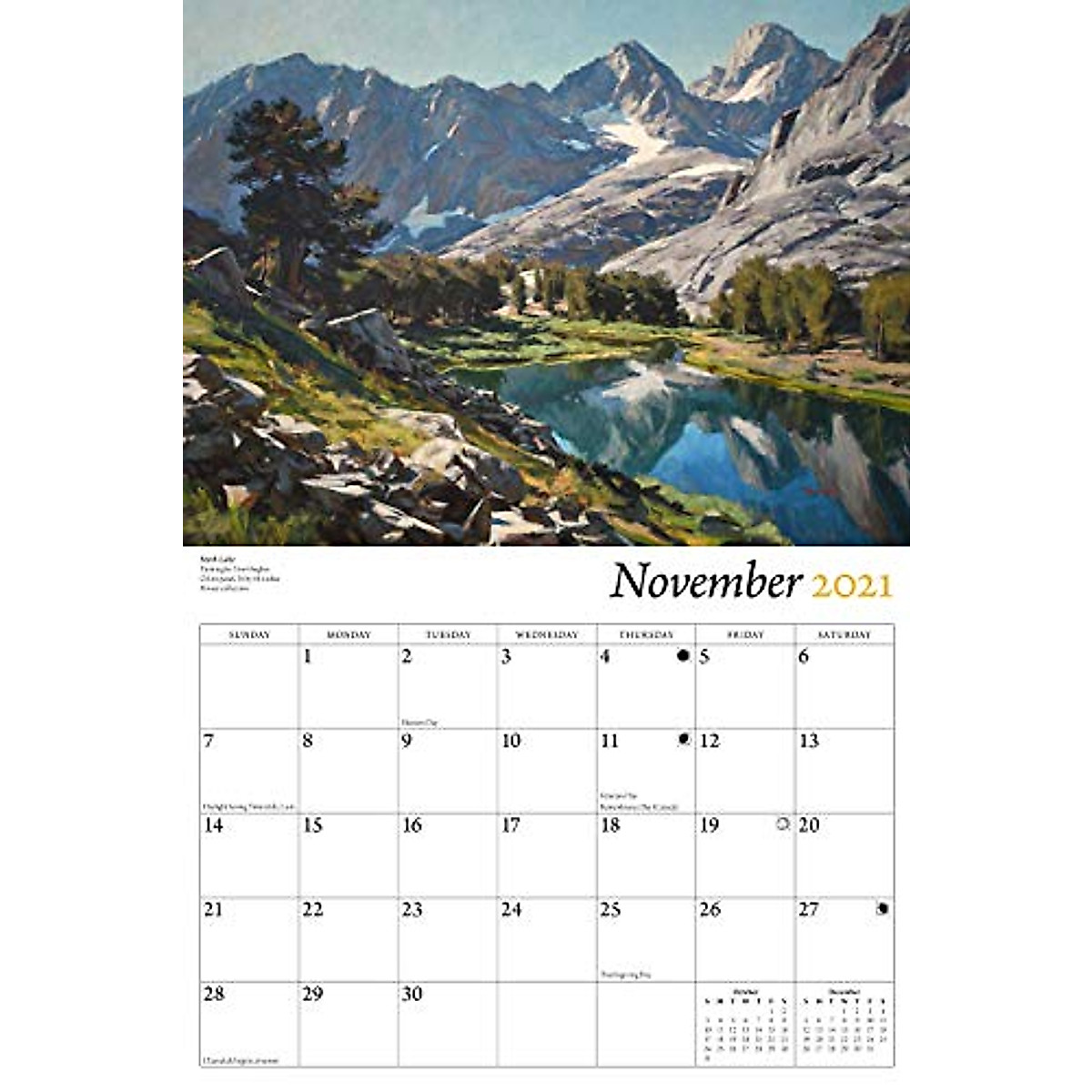 California, Paintings by Tom Hughes 2021 Wall