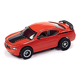 Auto World Xtraction 2007 Dodge Charger SRT8 (Red) HO Scale Slot Car