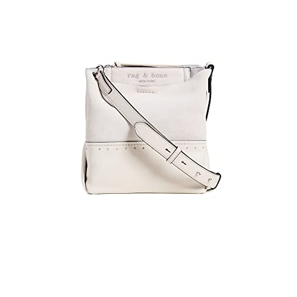 rag & bone Women's Passenger Crossbody Bag 2.0, Sterling Grey, One Size