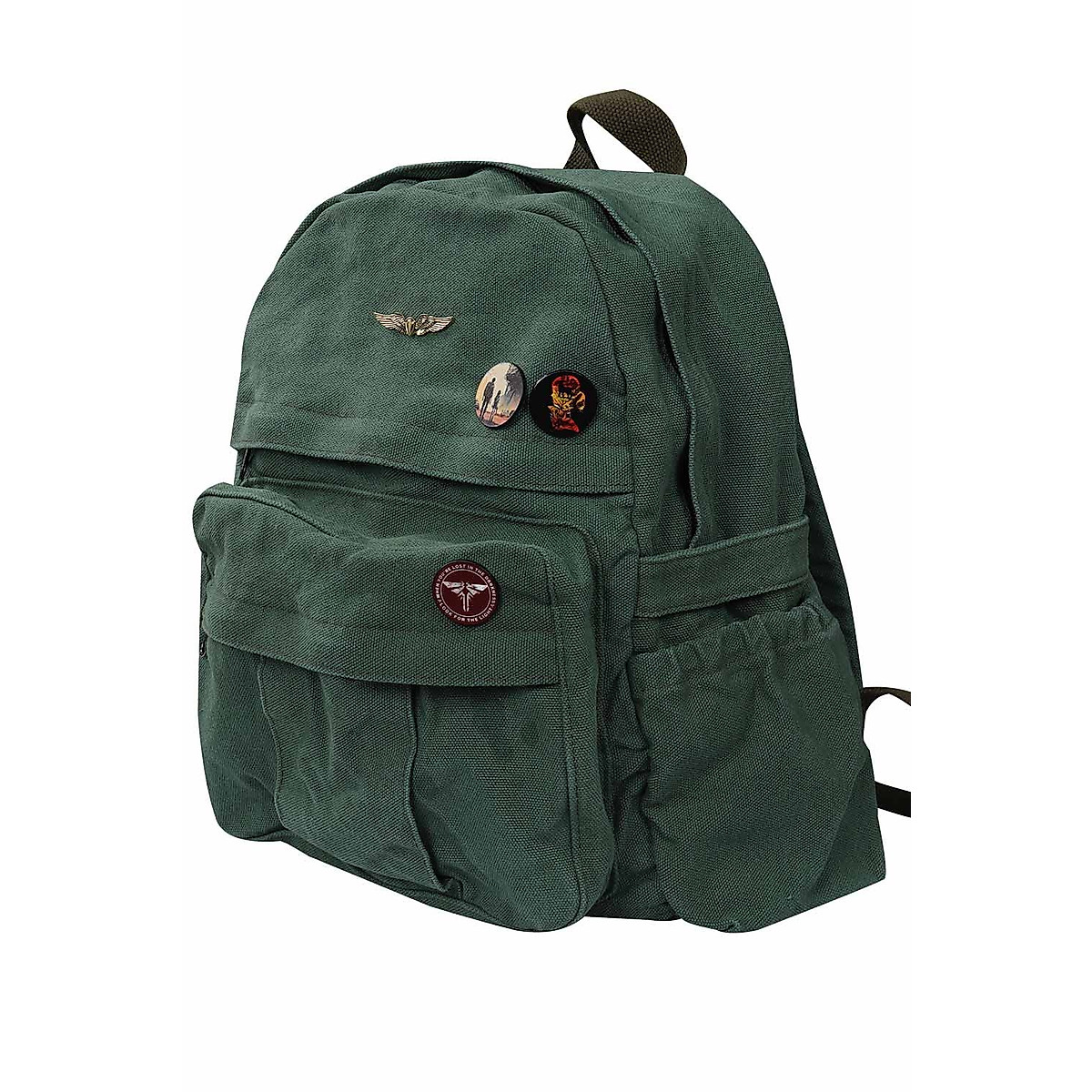 Verycos Adult Joel Miller Cosplay Bag Ellie Williams Backpack Vintage Canvas Bookbag Casual Travel Tactical Daypack