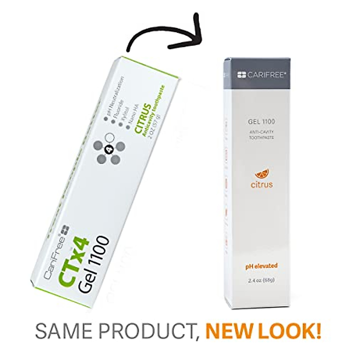 CariFree Maintenance & Prevention Kit, Citrus | Anti-Cavity Fluoride Toothpaste & Mouthwash | Cavity Prevention | Freshens Breath & Moistens Mouth | Dentist Recommended Oral Care (Citrus, 1-Month Kit)