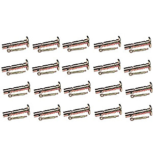 LAWN & GARDEN AMC Pack of 20 Shear Pins & Cotter Pins Compatible with MTD 738-04124, 738-04124A