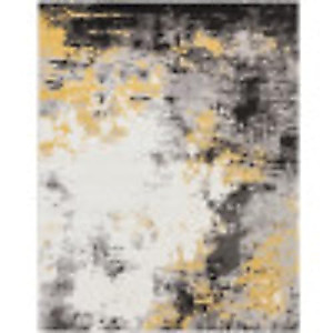 Livabliss Cantrell Modern Abstract Area Rug,7'10" x 10'(8' x 10'),Black