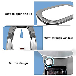 P-ZOONPE Dog Food Storage Container, 22Lb Pet Food Storage Container Airtight Plastic Pet Storage Bin with Measuring Cup and Scoop, Pet Food Container for Dog and Other Pets, Keep Fresh (Grey)