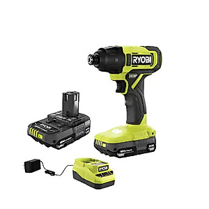 RYOBI ONE+ 18V Cordless 1/4 in. Impact Driver Kit with (2) 1.5 Ah Batteries and Charger