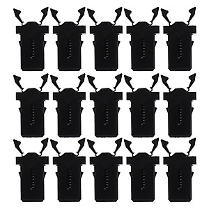 50pcs Latches Push-Type Can for Replacement Bin Lid Trash Self- Clamp Lock Bucket Type Parts Basket Garbage Anti- Universal Fixation Tools Buckle Locking Re Buttons