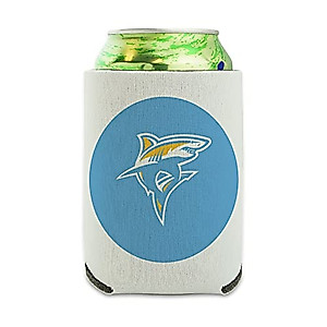 Long Island University Primary Logo Can Cooler - Drink Sleeve Hugger Collapsible Insulator - Beverage Insulated Holder
