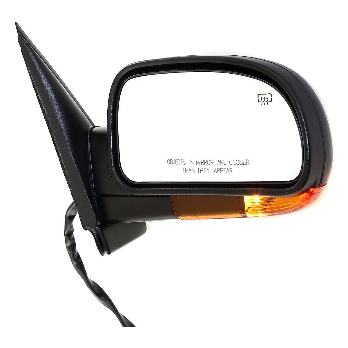 Kool Vue Right Power Heated Door Mirror Compatible With Chevrolet Trailblazer 2004-2009 With Signal Light & Memory Paintable