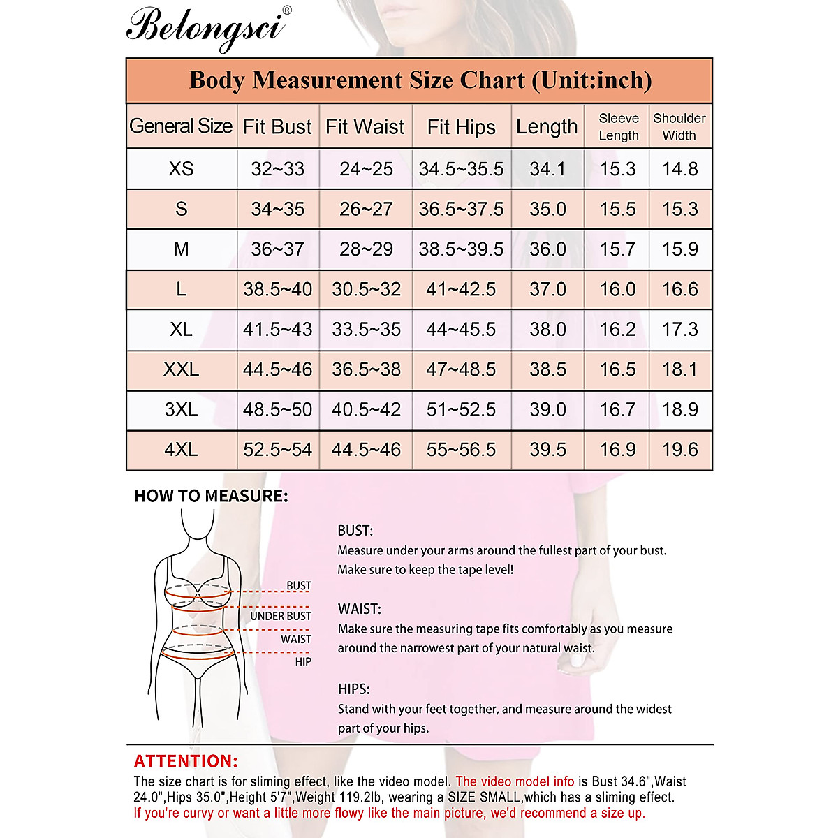 BELONGSCI Women's 2023 Summer Dress Sweet & Cute V-Neck Bell Sleeve Shift Dress Mini Dress, Perfect for Wedding or Graduation