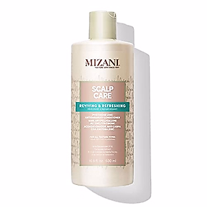 Mizani Scalp Care Dandruff Conditioner | Pyrithione Zinc | Controls Scalp Flaking & Itching | For Curly Hair | 16.9 Fl. Oz