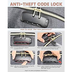 LOVEVOOK Laptop Backpack for Women, Large Capacity Travel Work Bags, Anti-theft Business Computer Backpacks Purse with 15.6 Inch Laptop Compartment, Casual Hiking Daypack, Black-Brown