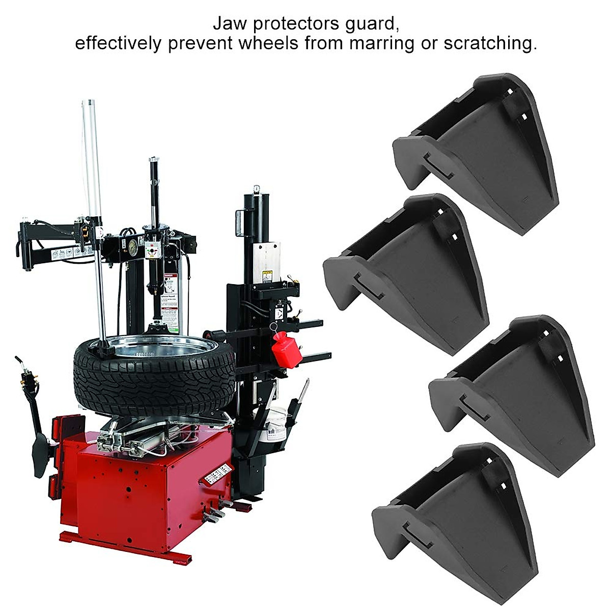 Jaw Protectors,4Pcs ST4027645 Jaw Protectors Guard Protective Covers Tire Changer Clamp Cover