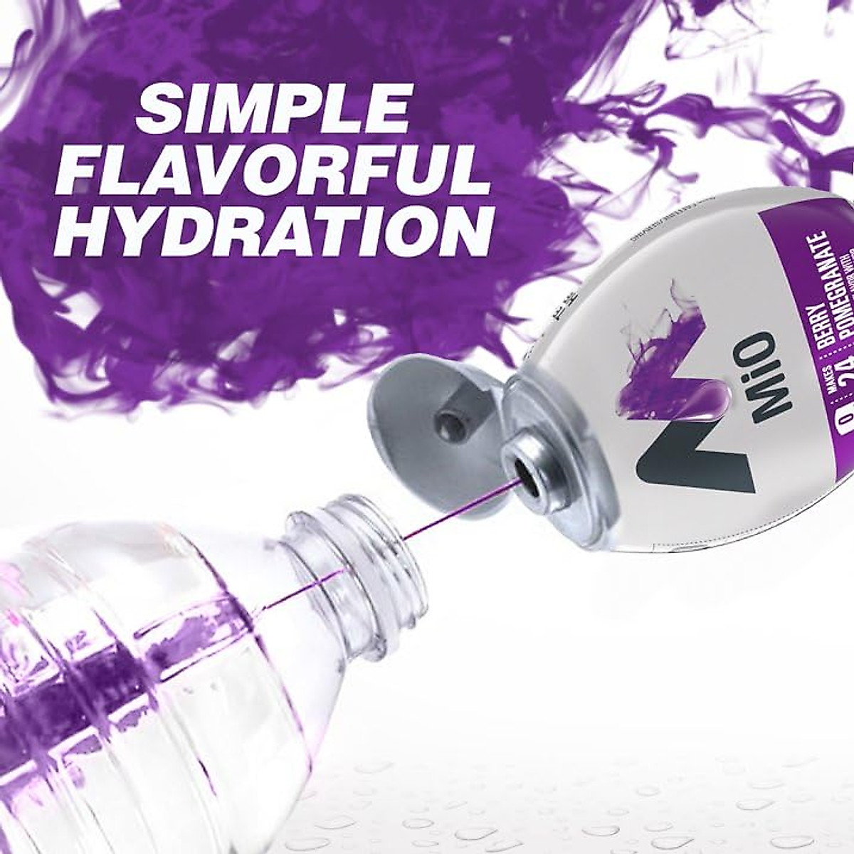 Mio Berry Pomegranate Liquid Water Enhancer Drink Mix (1.62 fl oz Bottle), Set of 4