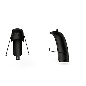 HOVSCO Electric Bike Hardcore Bike Front Rear Fenders Compalicateble for 20"/ 26"/ 27.5" Ebike Fenders Black