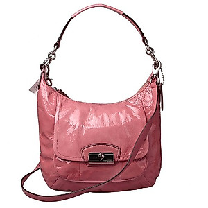 Coach Kristin Patent Leather Hobo 19299 (SV/Rose)