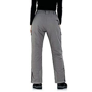 WULFUL Women's Insulated Snow Ski Pants Waterproof Winter Snowboarding Skiing Cargo Pants