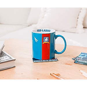 Silver Buffalo Ted Lasso Richmond Jersey Kent Ceramic Mug, 20 Ounces
