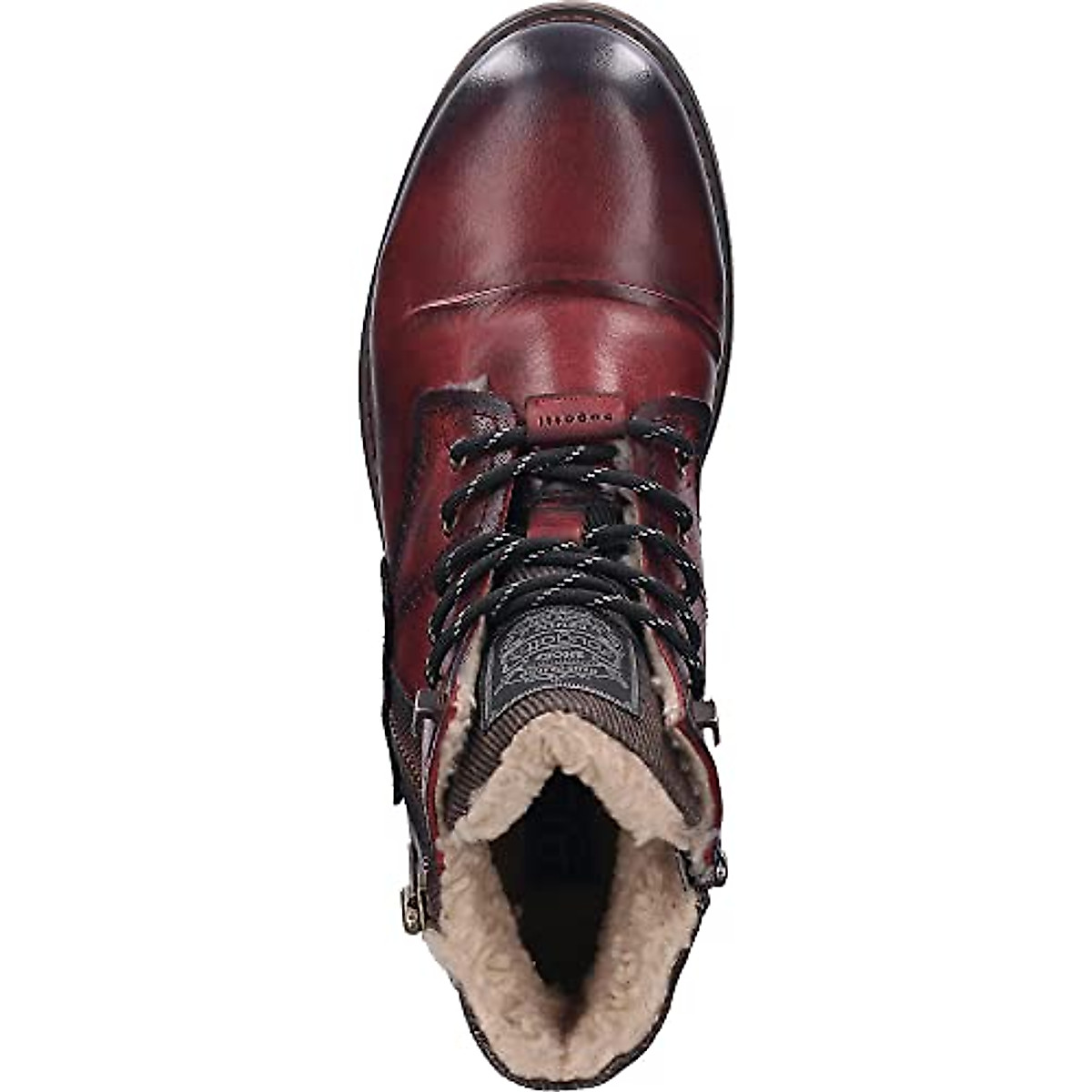 bugatti Men's Derby Fashion Boot, Dunkelrot, 9