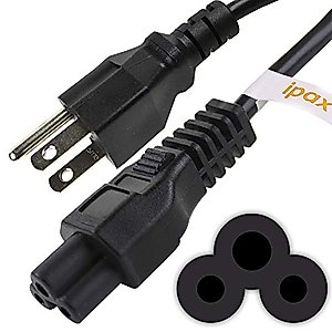 Ipax 10 Feet Hi-Quality Copper AC Adapter Power Supply Cord Cable Compatible with LG TV 32LN530B 42LN5200 42LN5300 42LF5600 43LF5400 55LB5550 55LF6000