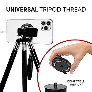 IMStick Innovative Magnetic Phone Grip, Stand and Mount - 100 Ways to Use: Golf Cart Phone Holder, Universal Car Mount, Travel, Airplane, Stroller, Gym, Shopping Cart, Tablet Holder - Blue