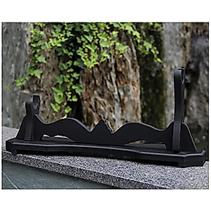 LUCKNIGHT Display Stand Sword Holder Table Stand Samurai Master Sword Display Holder Sword Rack Sword Stand