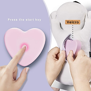 Moropaky Heartbeat Dog Toy Puppy Toy Dog Anxiety Toy to Separate Relief for Pet Cuddle Soother Comfort Calming Create Training Sleep Aid Behavioral Aid Heartbeat Stuffed Animal, Grey