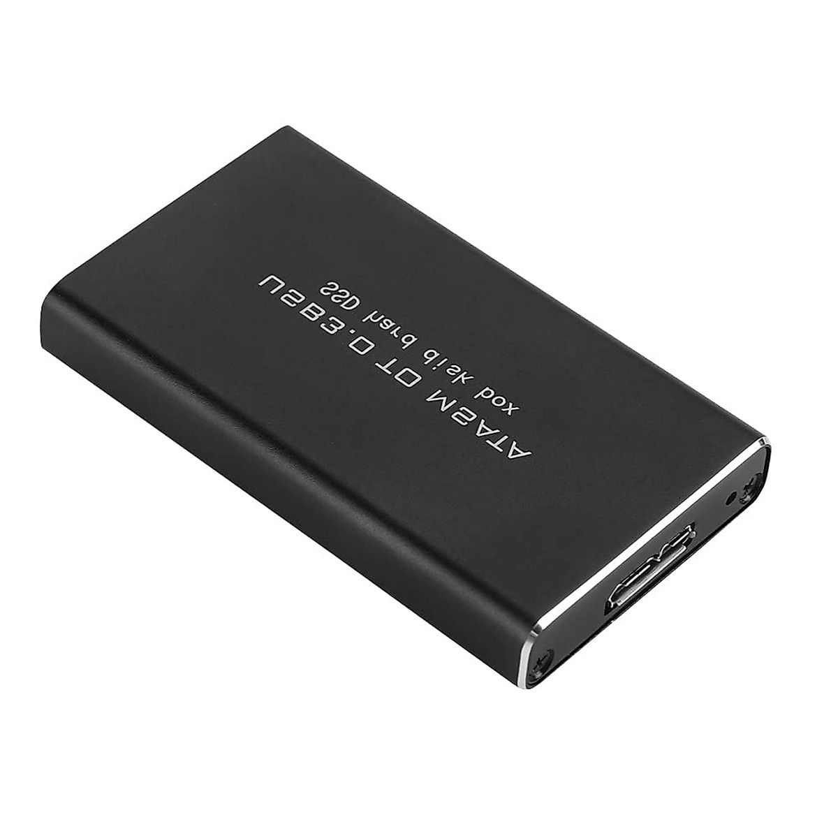 Hoseten PCI-E SSD Solid State Disk, MSATA/Mini Solid State Disk Enclosure, Plug and Play Black 30mm30mm/50mm for Windows