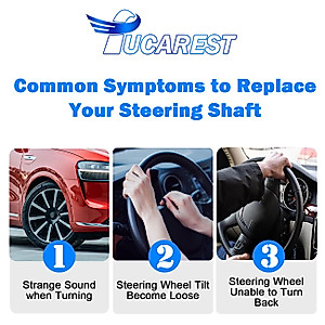TUCAREST 425-185 Lower Intermediate Steering Shaft Compatible with Ca-dillac Escalade/Chevy Tahoe G-MC K1500 K2500 Suburban C1500 C2500 Suburban K3500 Yukon/Replace # 26033170