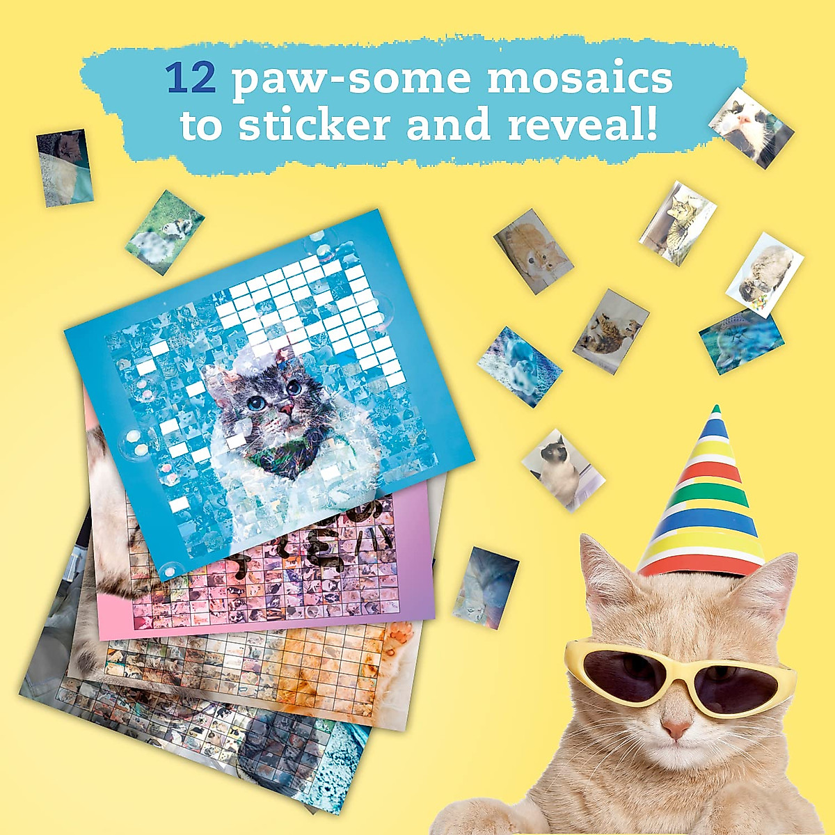 Klutz Sticker Photo Mosaic: Cats & Kittens Small