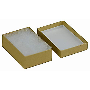 JPB Kraft Cotton Filled Jewelry Box #32 (Case of 100) 3.125 inches x 2.125 inches
