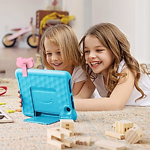 CPLUS Distance Sensor for Kids – Sensor Alarm for Nearsightedness Prevention – Cute Pink Cat Design – Professional Child Distance Alarm – Fire HD 7 8 10 Kids Tablet