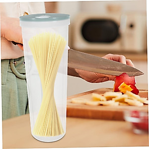 PRETYZOOM Pantry Containers Lids Airtight Large Pasta Organizer for Kitchen Easy to Find and Store